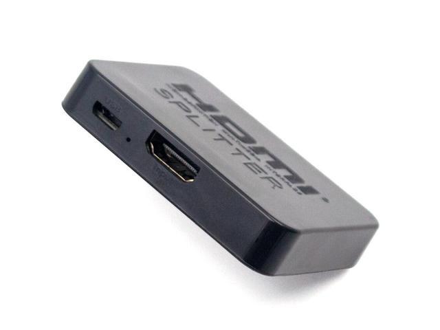 Active HDMI Splitter Powered Amplifier 1x2 4K 2160P 1080P Screen ...