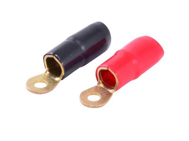 JacobsParts 2/0 AWG Insulated Ring Terminal 00 Gauge, 5/16" US Custom ...
