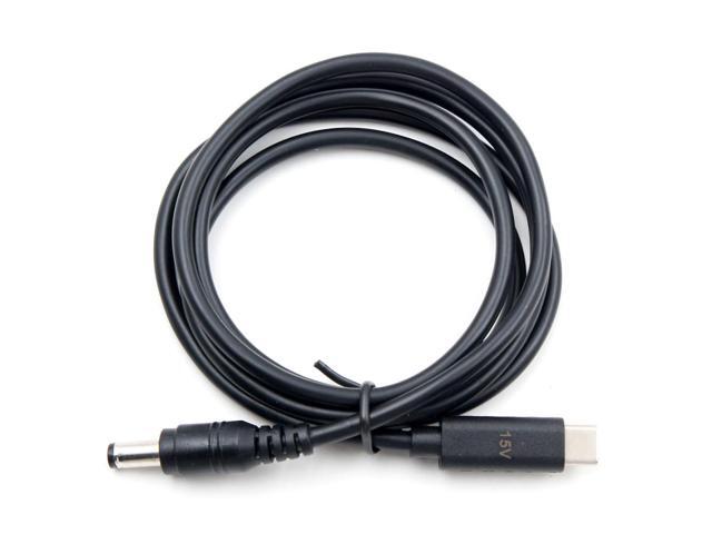 USB C Type-C 15V PD Trigger 4ft Power Cable 5A DC 5.5 x 2.5mm - Newegg.com