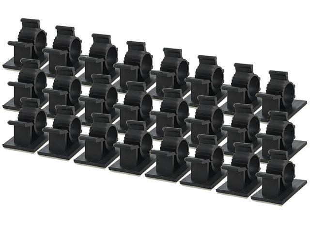 3/8" inch Self Adhesive Adjustable Wire Cable Ties Clamps 24 pack ...