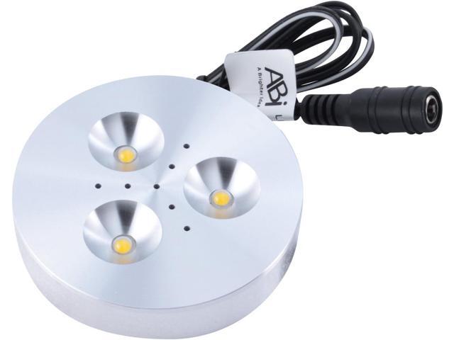 ABI 3W LED Puck Light for Under Cabinet, Bookshelf, and Showcase ...