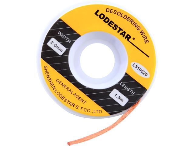 2.0mm Desoldering Braid Solder Remover Spool Copper Wick 5 ft 1.5m ...