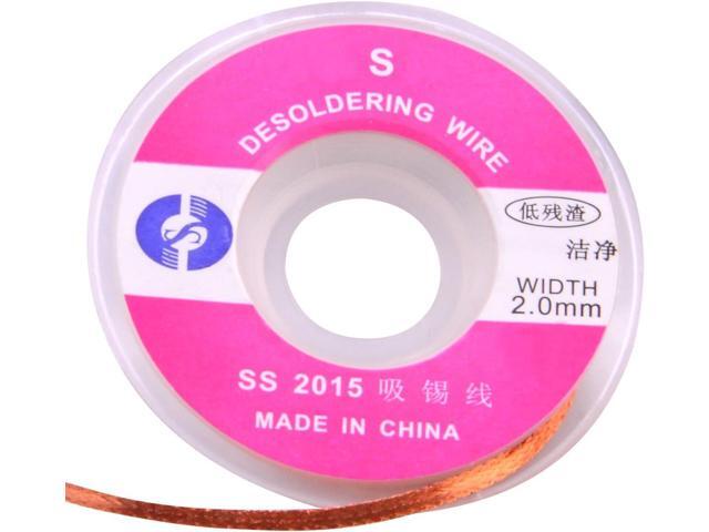 2.0mm Desoldering Braid Solder Remover Pure Copper Wick - Low Residue ...