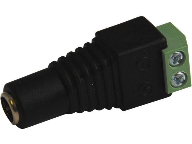 2.1mm x 5.5mm Female CCTV Power Jack Adapter 1 pc - Newegg.com