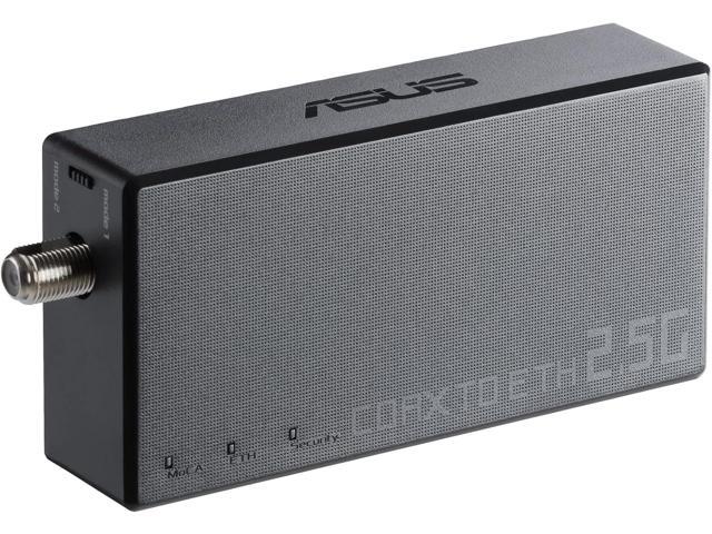 Refurbished: ASUS 2.5Gbps Ethernet over Coax Adapter (MA-25 1 pack ...