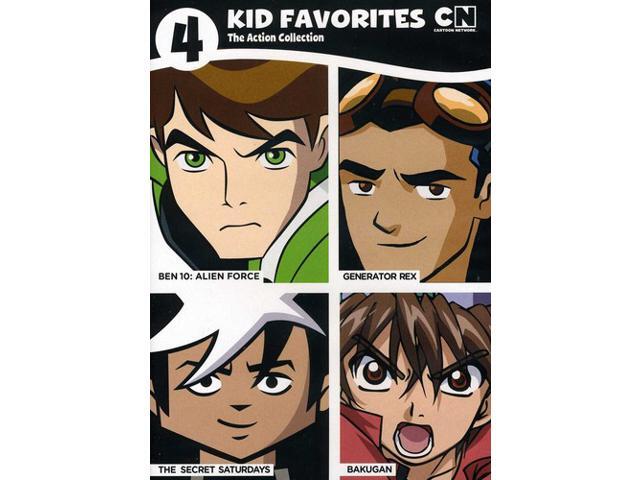 STUDIO DISTRIBUTION SERVI 4 KID FAVORITES-CARTOON NETWORK-ACTION ...
