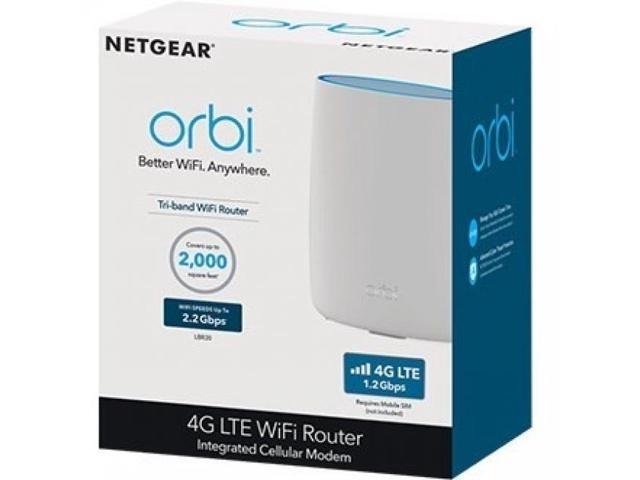 Netgear Orbi 4G LTE Advanced Tri-band Router (LBR20) - Newegg.com