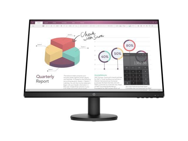 HP 24" (23.8" Viewable) 60 Hz IPS FHD Monitor 5 ms (GTG with OD) 1920 x ...