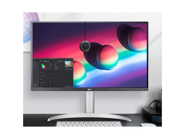 LG 27BP85UN-W 27" 4K UHD Edge LED Gaming LCD Monitor - 16:9 - Silver ...