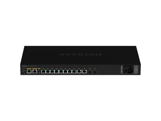 Netgear AV Line M4250-10G2F-PoE+ Ethernet Switch - 10 Ports ...