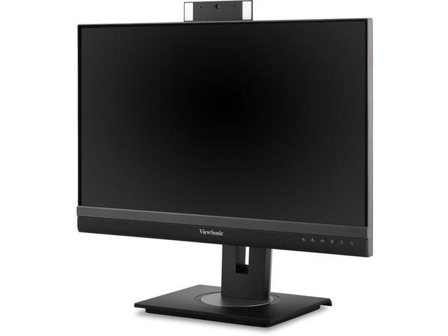 ViewSonic VG2456V - 24" 1080p Video Conference Monitor with Webcam, 90W ...