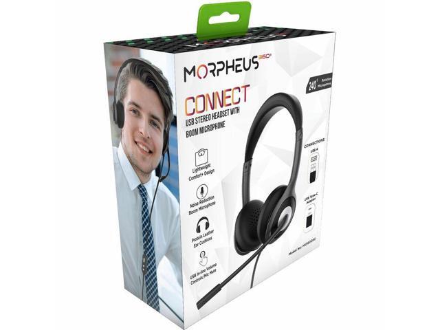 Morpheus 360 Connect USB Stereo Headset with Boom Microphone - Noise ...