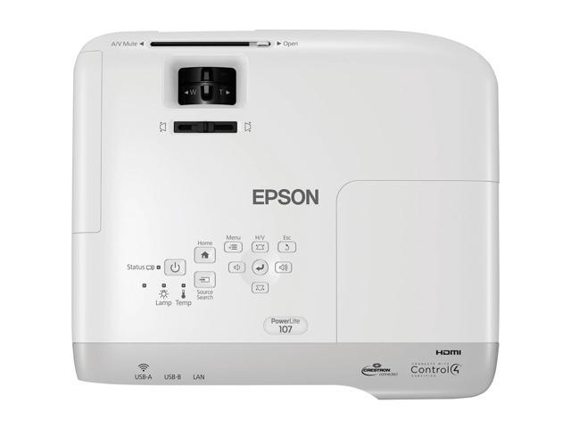 Epson PowerLite 107 XGA 3LCD Classroom Projector 3500 lumens ...