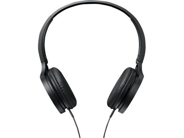 Panasonic On-Ear Stereo Headphones with Mic and Controller (Black ...