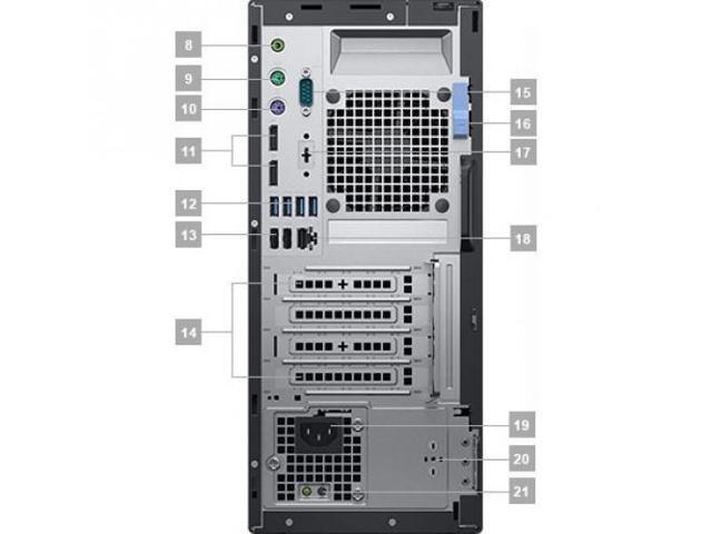 Dell OptiPlex XE3 Desktop Computer - Intel Core i5 (8th Gen) i5-8500 3 ...