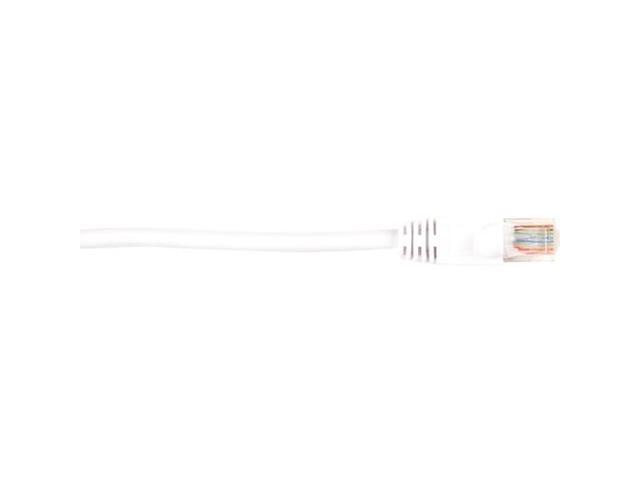 Black Box CAT5e Value Line Patch Cable, Stranded, White, 7-ft. (2.1-m ...