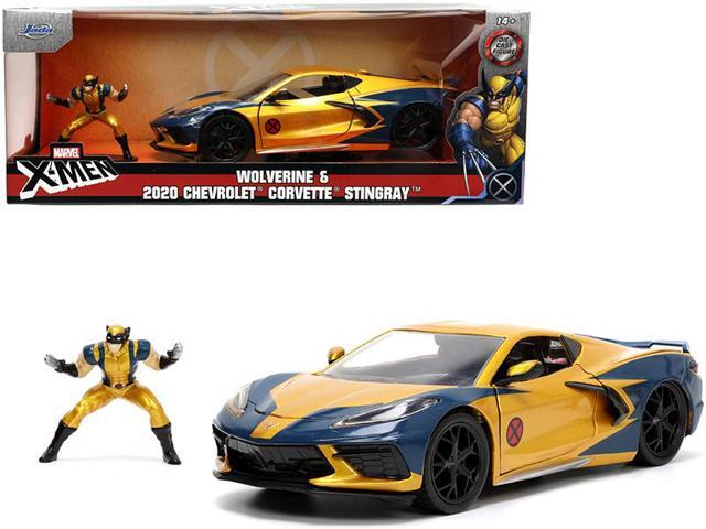 2020 Chevrolet Corvette C8 Stingray Gold Metallic and Dark Blue and ...