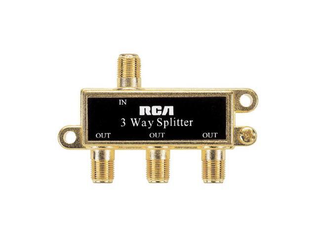 RCA VH48 Basic Series Video 3-way Signal Splitter - Newegg.com