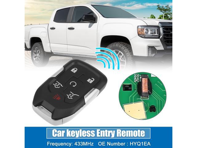 6 Button Car Keyless Entry Remote Control Replacement Key Fob Proximity ...
