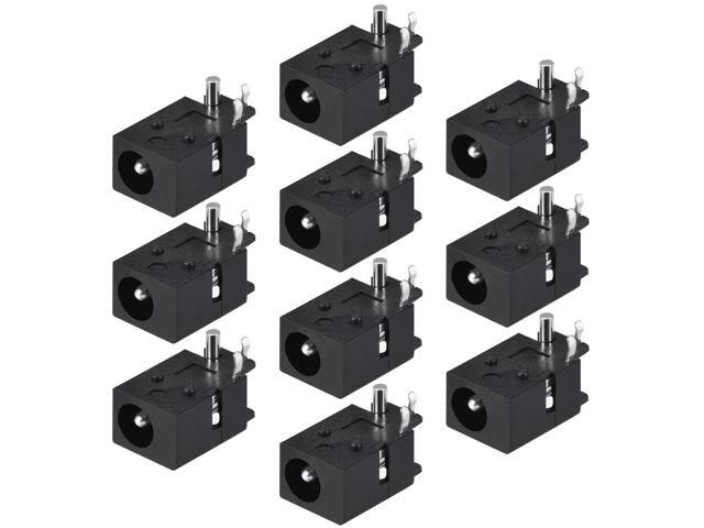 PCB Mount 4.0mm x 1.7mm 3 Pin Audio Video DC Power Connector Socket ...