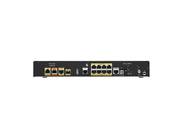 Cisco 891F Gigabit Ethernet Security Router with SFP - 11 Ports ...