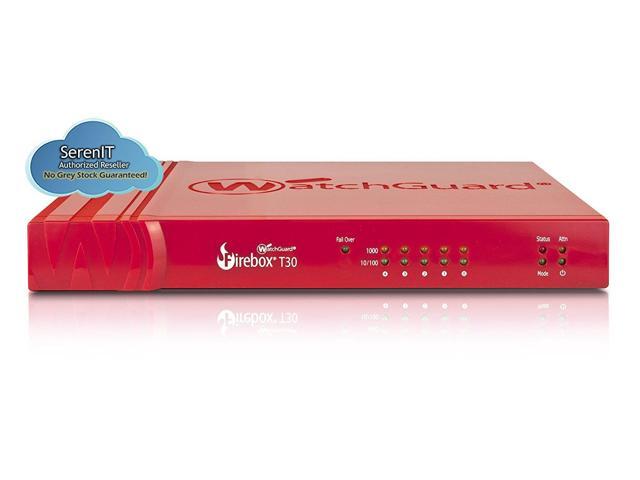 WatchGuard WGT30001-US Firebox T30 WatchGuard Firebox T30 and 1-yr ...