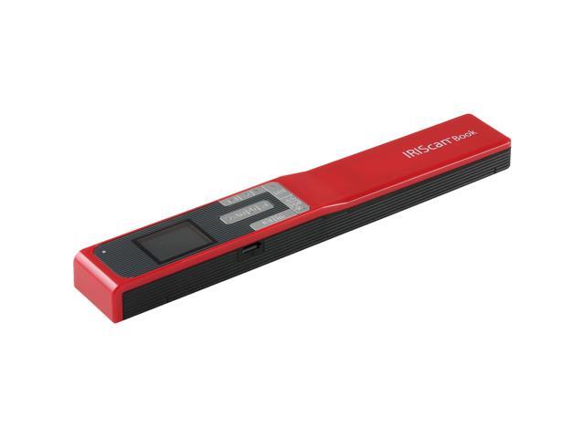IRIScan Book 5 Red(458744) 1200 DPI Wifi Color Handheld Scanner ...