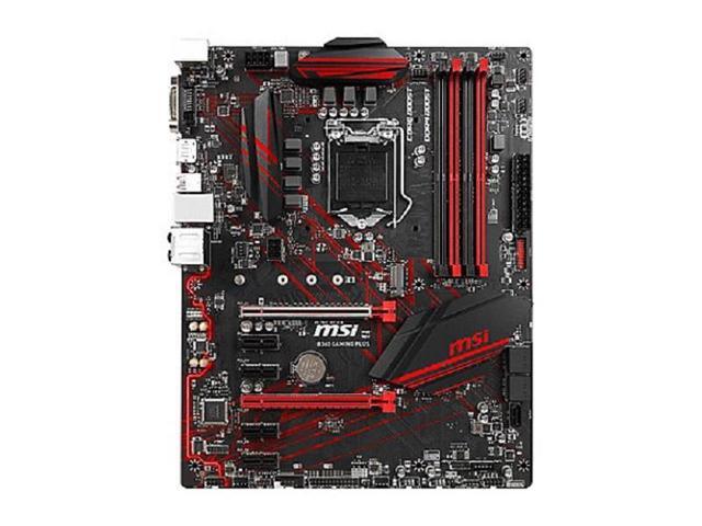 MSI B360 GAMING PLUS Desktop Motherboard - Intel Chipset - Socket H4 ...