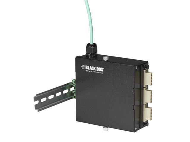 Black Box JPM398A Wallmount Mini DIN Rail Fiber Enclosure - 1-Slot ...