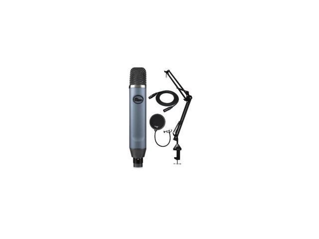 Blue Microphones Ember XLR Condenser Microphone with Stand, Cable and ...