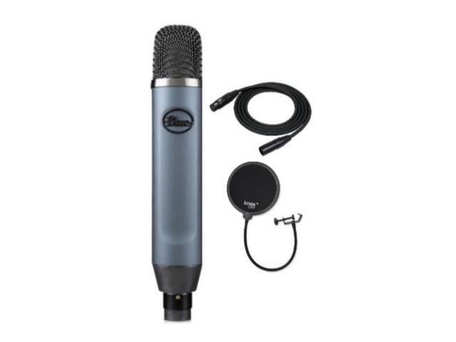 Blue Microphones Ember XLR Condenser Microphone with Cable and Pop ...