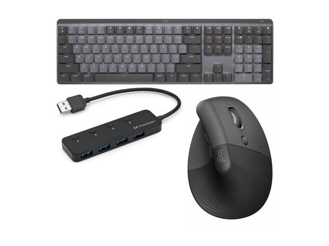 Logitech MX Mechanical Wireless Illuminated Keyboard with Wireless ...