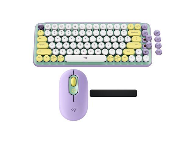 Logitech POP Keys Wireless Mechanical Keyboard and POP Mouse Bundle ...