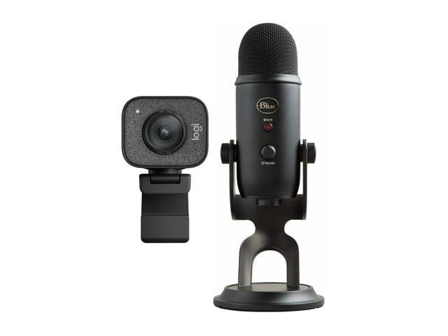 Logitech StreamCam Plus 1080P HD 60fps USB-C Webcam(Graphite) with Blue ...