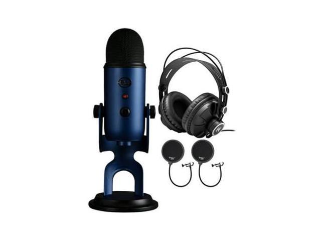 Blue Microphones Yeti USB Microphone Bundle with Headphones and Pop ...