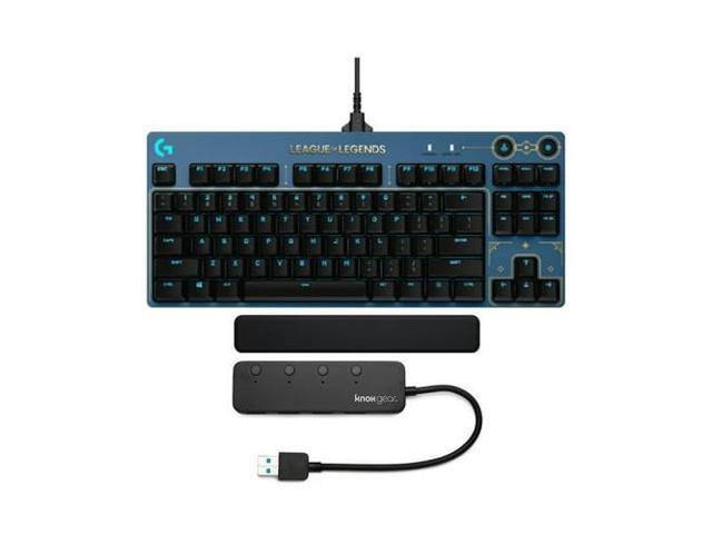 Logitech G PRO Gaming Keyboard (League of Legends Edition) with Palm ...