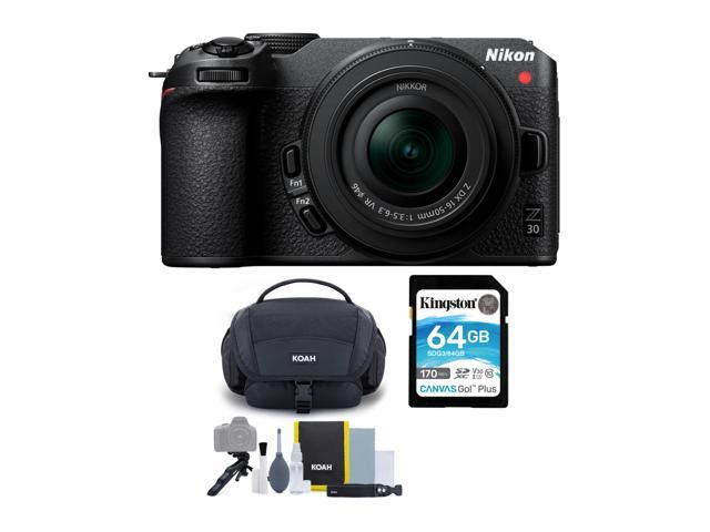 Nikon Z30 Mirrorless Camera with 16-50mm Lens with Gadget Bag and ...