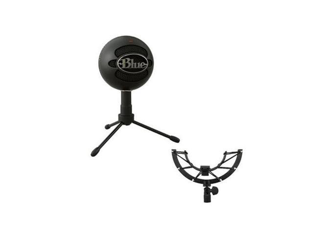 Blue Snowball iCE Mic (Black) with Knox Gear Shock Mount - Newegg.com