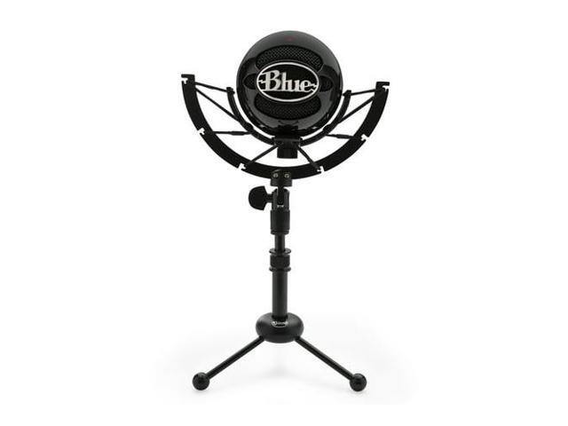 Blue Microphones Snowball USB Mic (Gloss Black) w Knox Gear Snowball ...