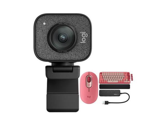 Logitech StreamCam Plus Webcam with Tripod (Graphite) Bundle - Newegg.com
