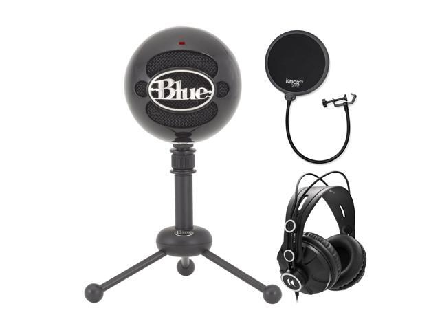 Blue Microphones Snowball Plug & Play USB Microphone (Black) and ...