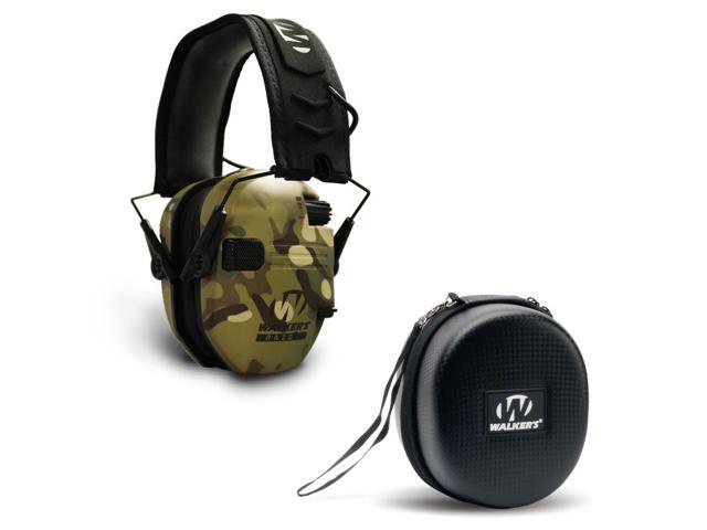 Walker's Razor Slim Electronic Muff (MultiCam Camo Tan) with Protection ...