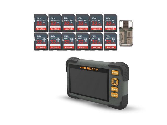 Muddy SD Card Reader or Viewer with 4.3 Inch LCD Screen Bundle with ...