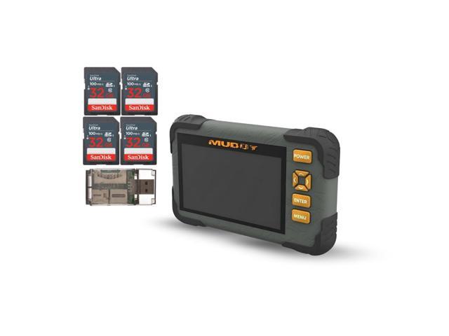 Muddy SD Card Reader or Viewer with 4.3 Inch LCD Screen Bundle with ...