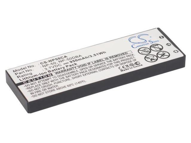 Battery for Casio Exilim EX-V7 EX-V7SR EX-V8 EX-V8SR NP-50 NP-50DBA CS ...