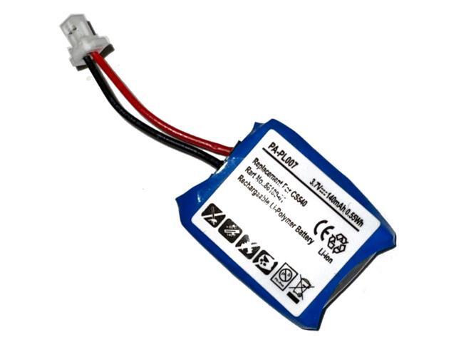 Battery for Plantronics CS540 CS540A CS540-XD Wireless Headset 86180-01 ...