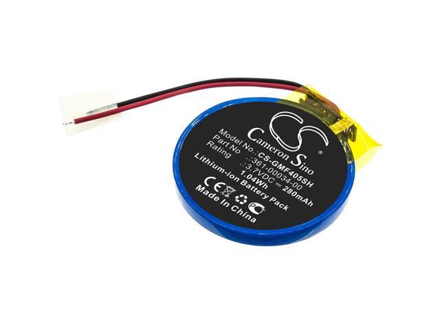 Battery for Garmin Forerunner 405 405CX 410 410CX 361-00034-00 CS ...