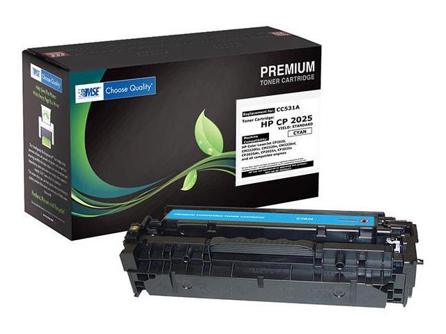 MSE Compatible Cyan Toner Cartridge (Alternative for HP 304A/CC531A ...