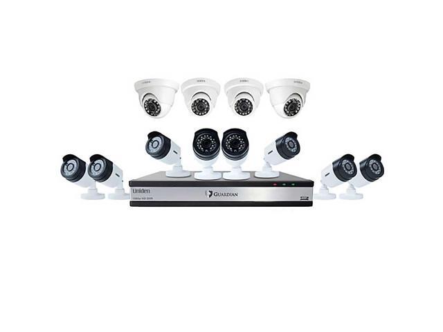 Uniden Guardian G71684D3 Surveillance System w/ 4 Dome & 8 Bullet ...