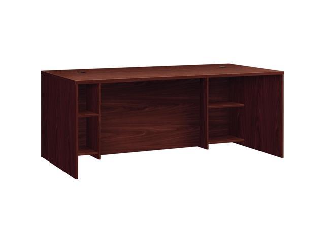 HON Desk Shell w/Breakfront 72"x36"x29" Mahogany LM7236BFN - Newegg.com